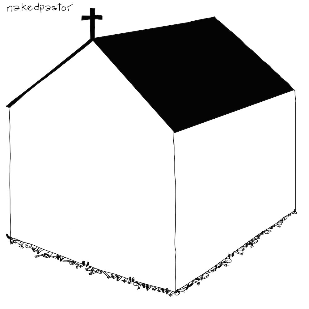 Church Crush Digital Cartoon by NakedPastor