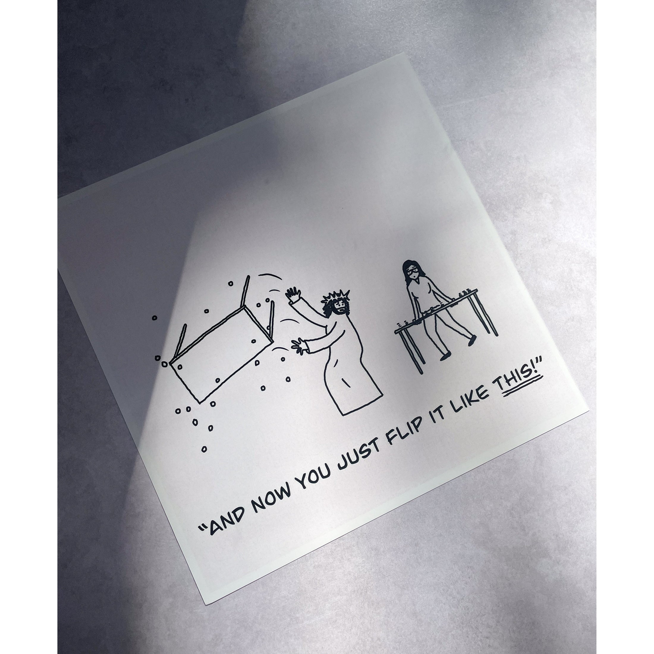 Progressive Christian Gift - Flip It Like This Print