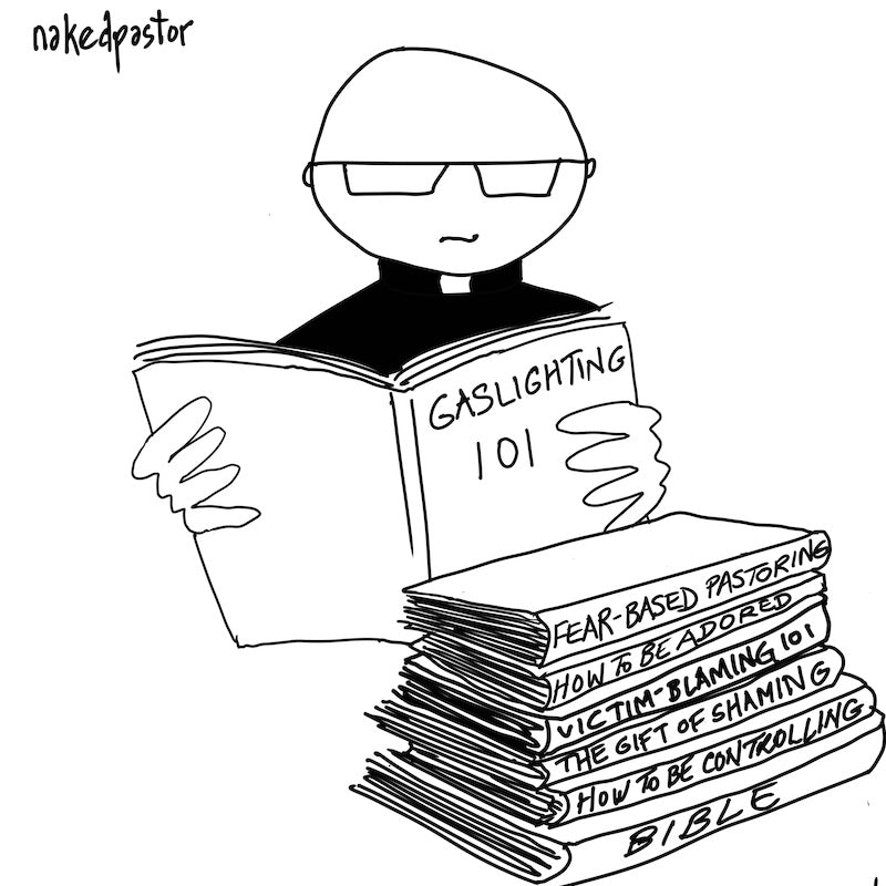 Buy Gaslighting 101 Digital Cartoon by NakedPastor - David Hayward