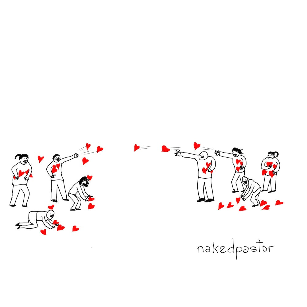 Buy Love Fight Digital Cartoon by NakedPastor - David Hayward