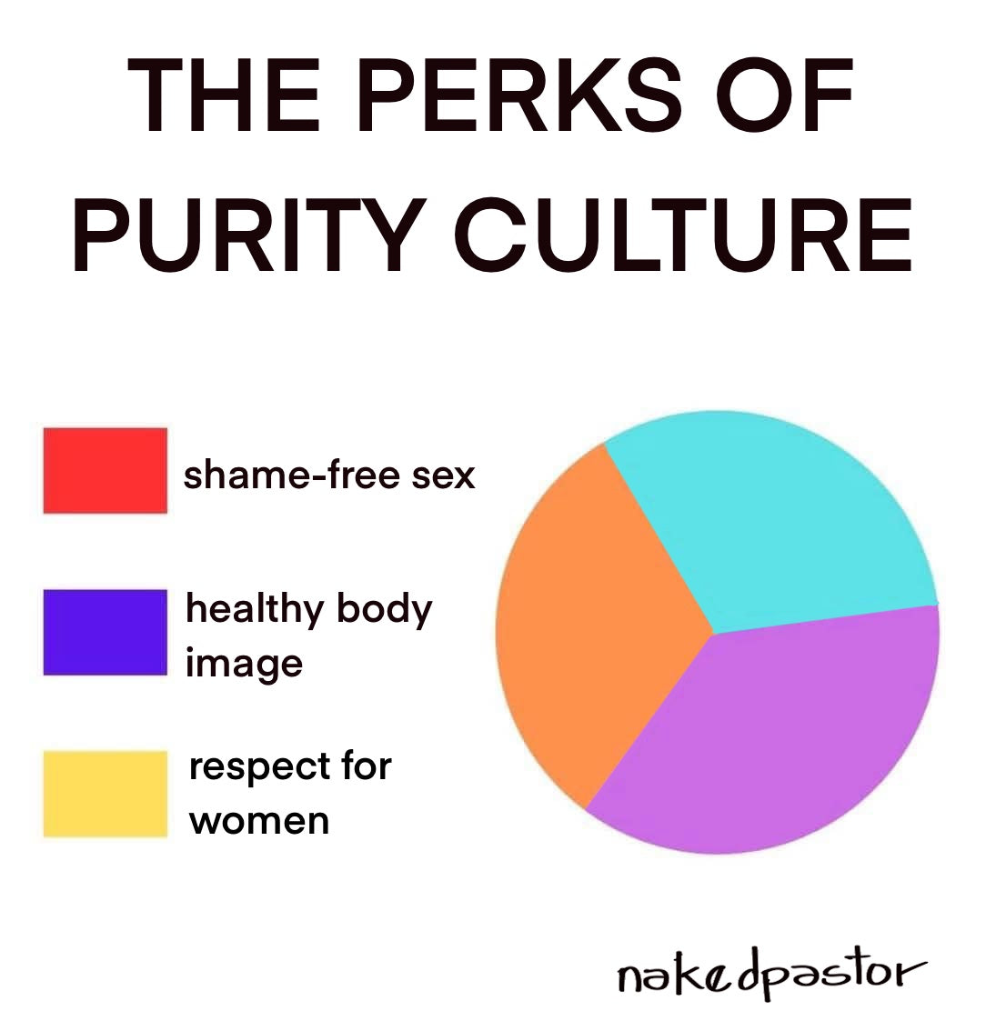 Printable Art: The Perks of Purity Culture Digital Cartoon