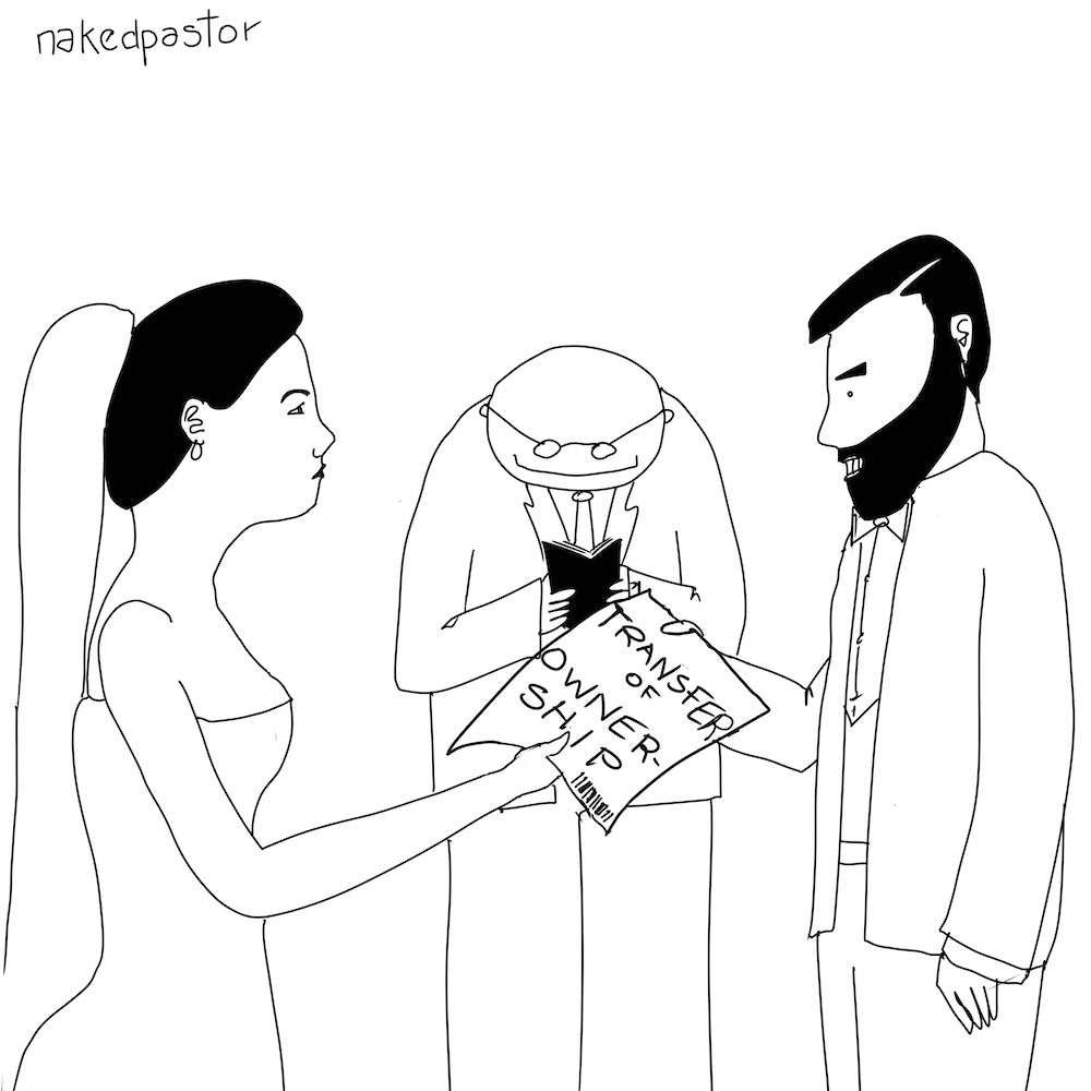Transfer of Ownership Digital Cartoon by NakedPastor
