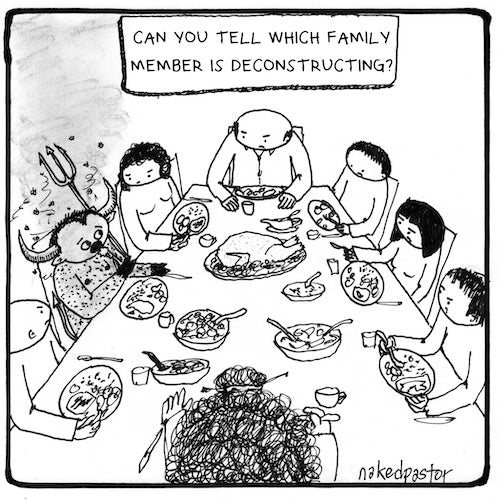 Buy Who is Deconstructing Digital Cartoon by NakedPastor - David Hayward