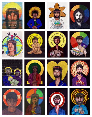 Images of Christ - Christ Collage Print